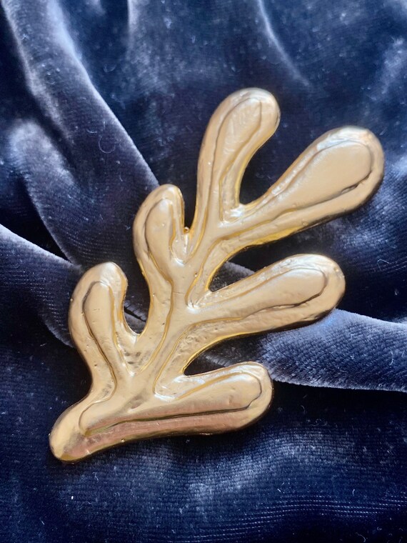 vintage edouard rambaud leaf - Gem