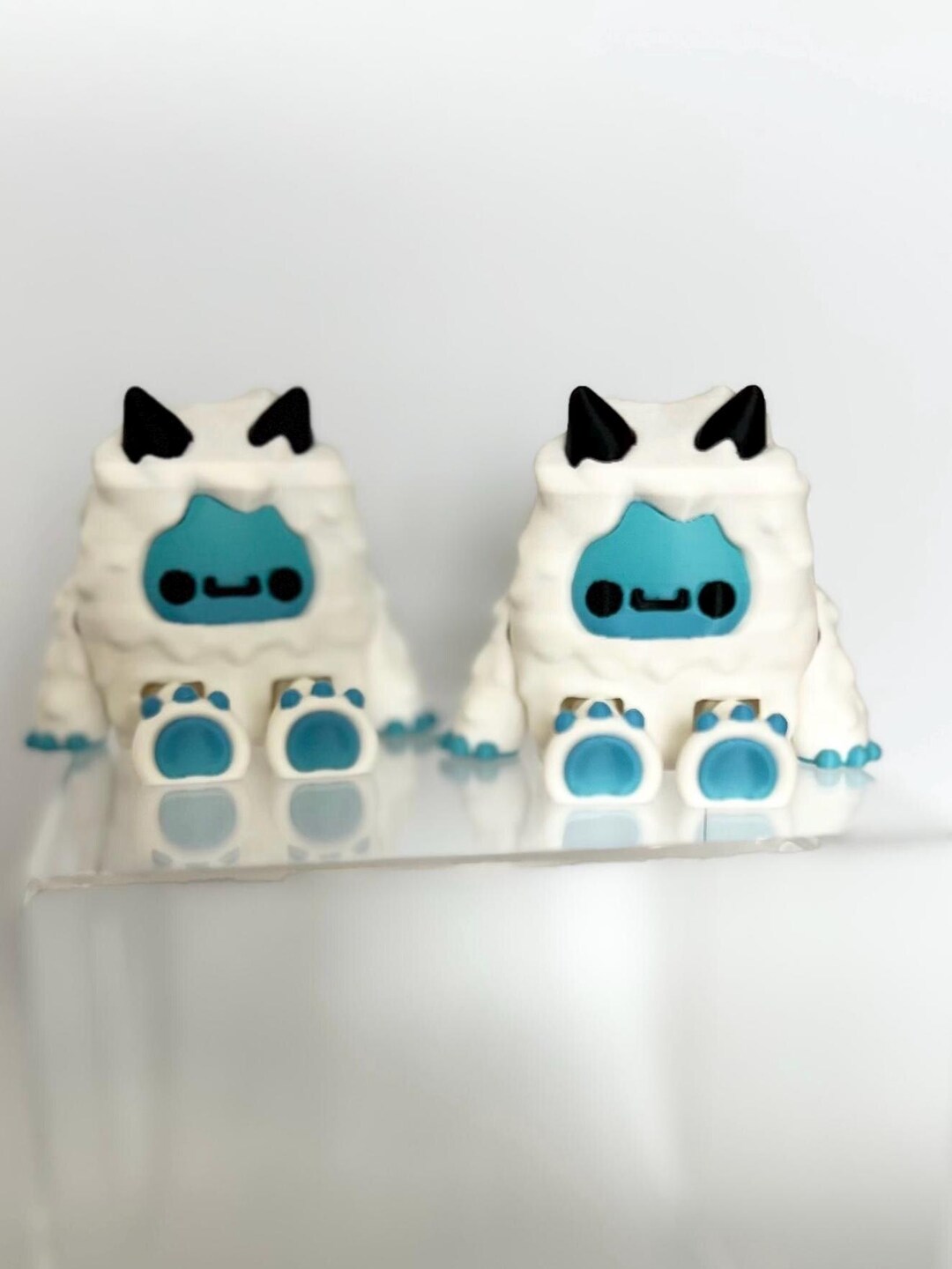 Articulated 3D Printed Yeti, 3D Printed Pet, Small Figurine Decorative ...