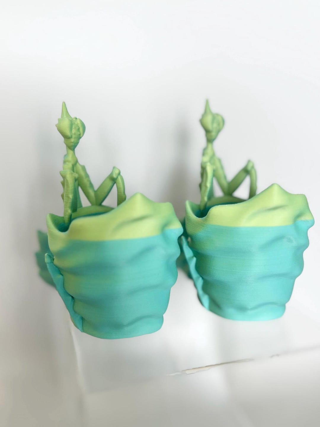 Mantis 3D Printed Mini Pot, Unique Gift, Plant Pot, Party Decoration ...