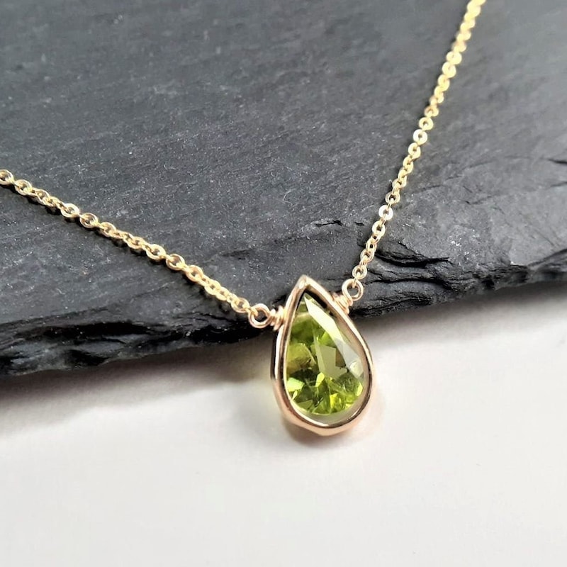 Real Peridot Jewelry - Etsy