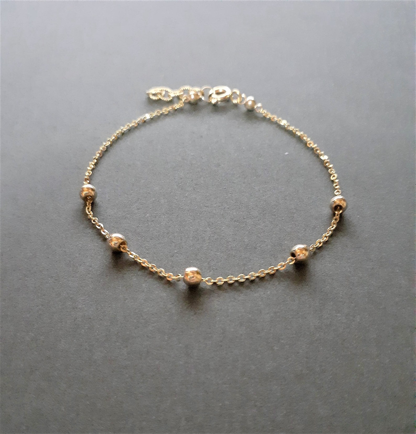Dainty Gold Bracelet Gold Bracelet for Women /handmade - Etsy