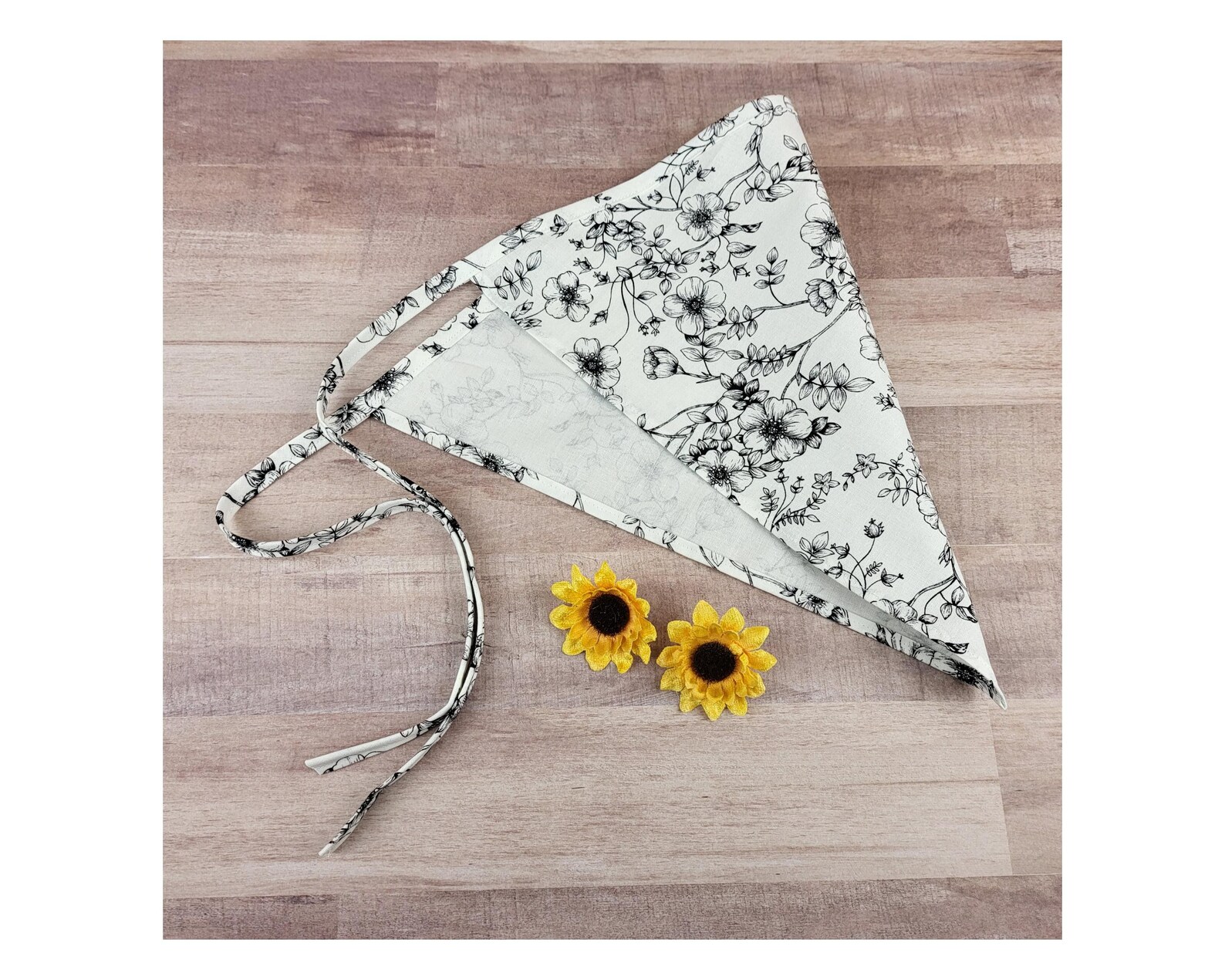 Cottagecore Kerchief, Floral Bandana, Garden Head Scarf - Etsy