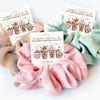 Scrunchie Thank You Cards, Tween Girl Birthday Party Favor Tags ...