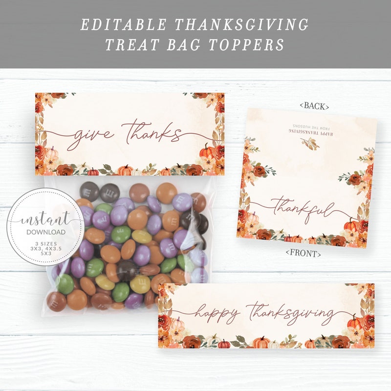 Thanksgiving Favors - Etsy