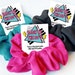 Printable Sleepover Favor Tag for Hair Scrunchies, Personalized ...