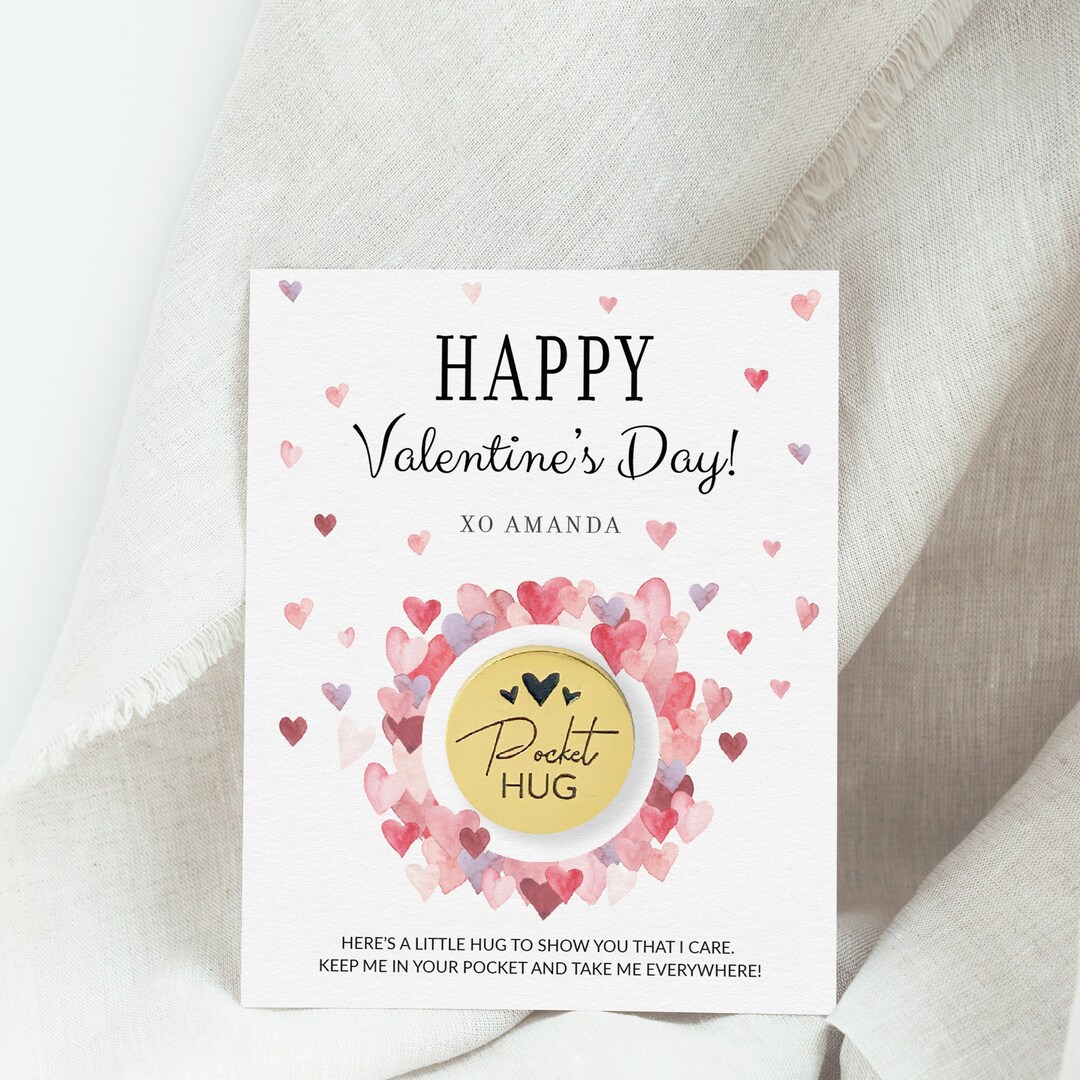 Pocket Hug Valentines Day Gift for Friends, Class Valentines ...