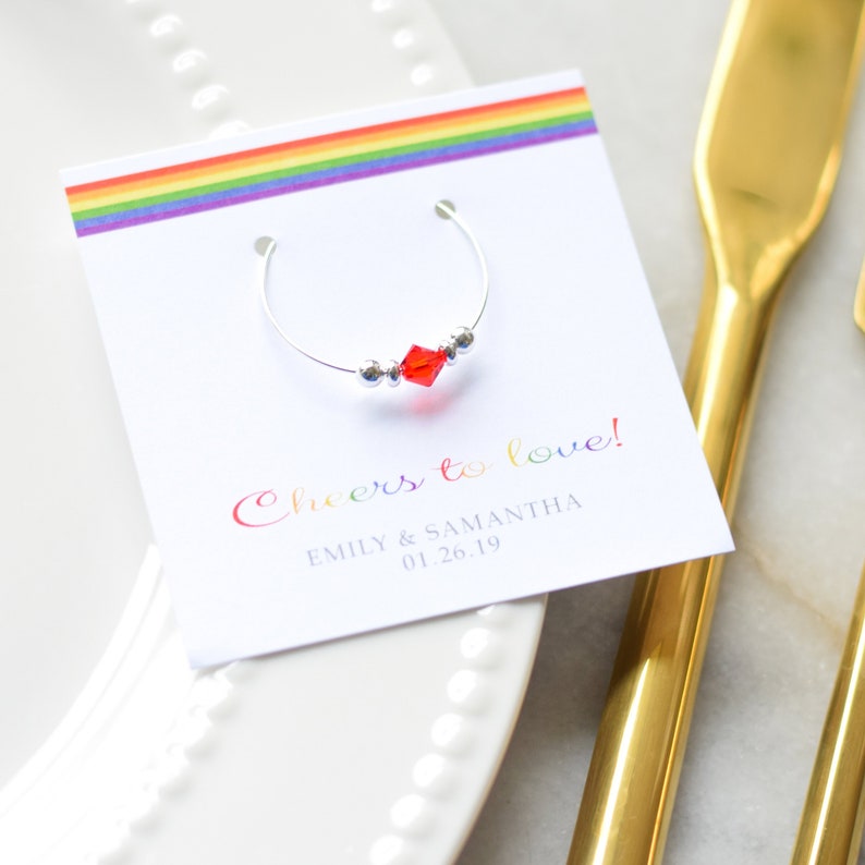 Rainbow Wedding Favors for Guests LGBT Wedding Decor Table - Etsy