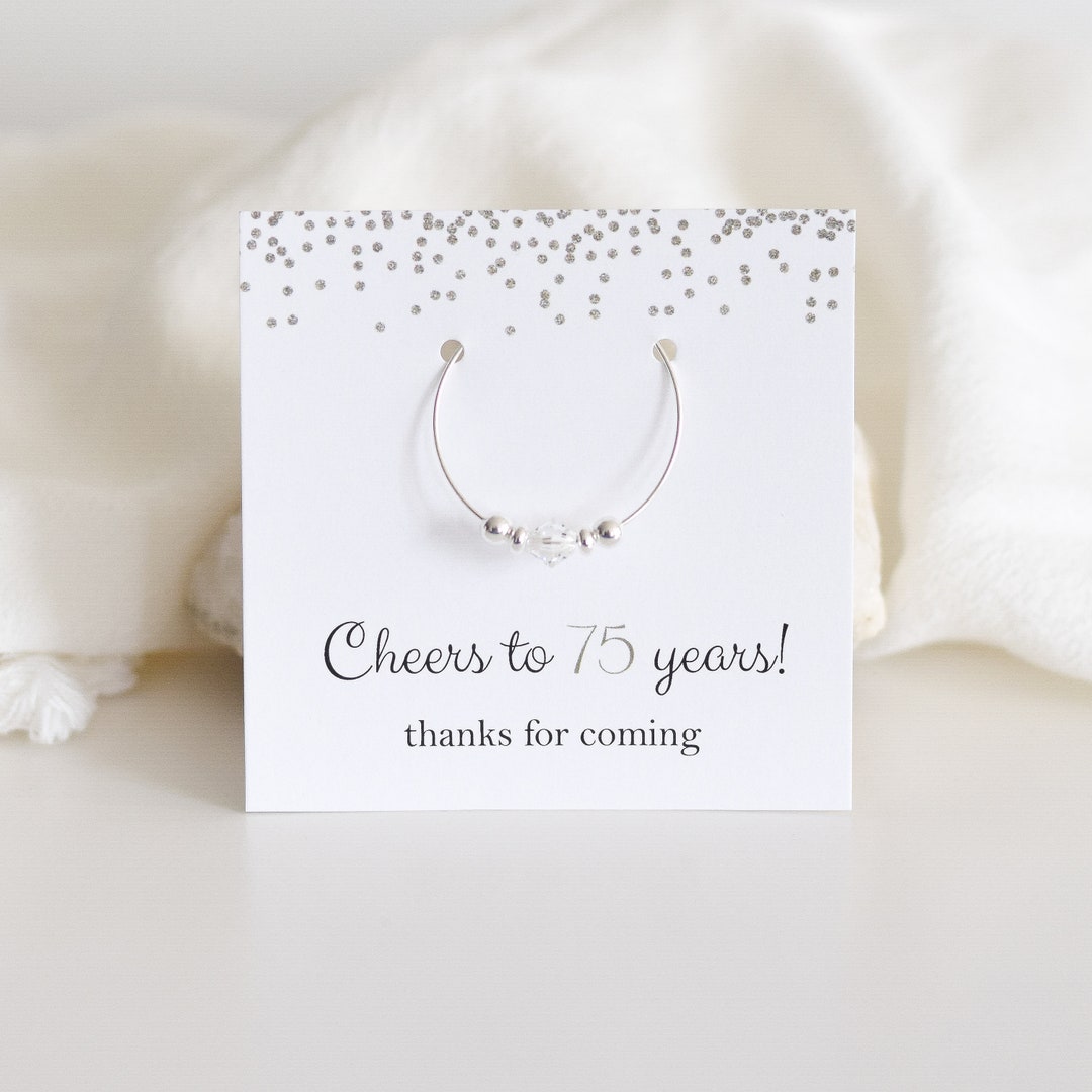 75th Birthday Party Favors, Cheers to 75 Years, 75th Birthday Favors ...