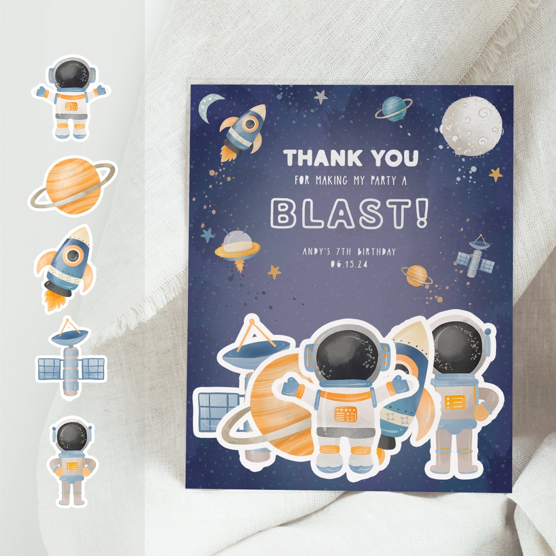 Space Theme Party Favors, Space Stickers, Outer Space Party Favors ...