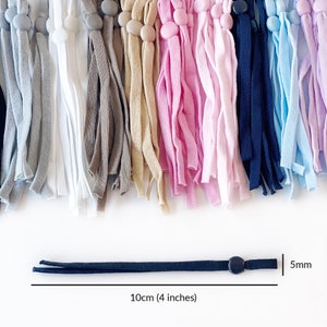 Adjustable Elastic for Face Mask, Ear Loops Elastic for Masks, 5mm ...