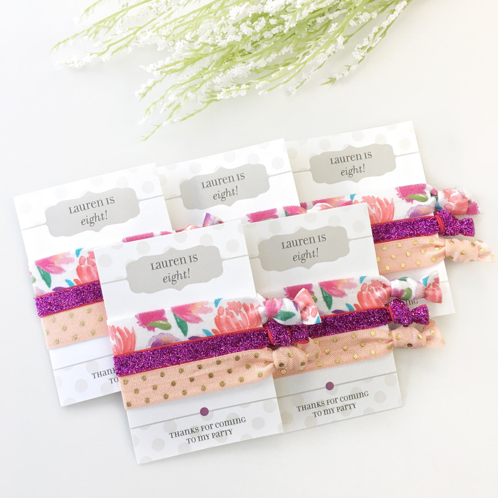 Floral Party Favors for Girls Personalized Birthday Party - Etsy