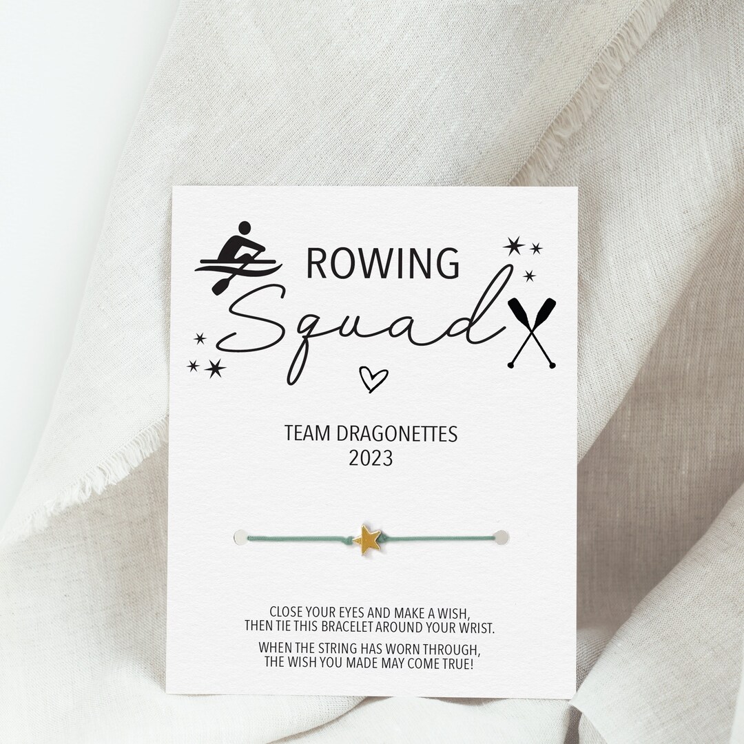 Rowing Gifts, Make A Wish Bracelet, Rowing Crew Gifts, Rower Regatta ...