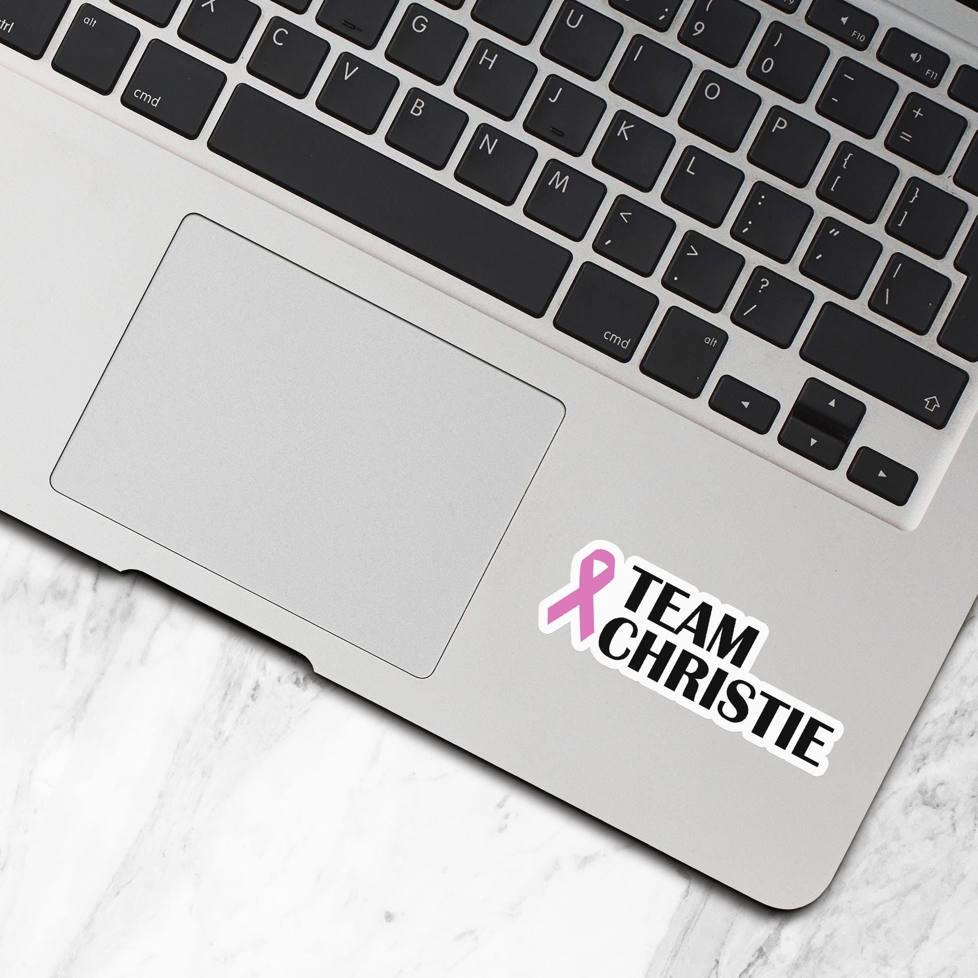 Cancer Awareness Name Sticker Personalized Support Ribbon Vinyl Decal ...