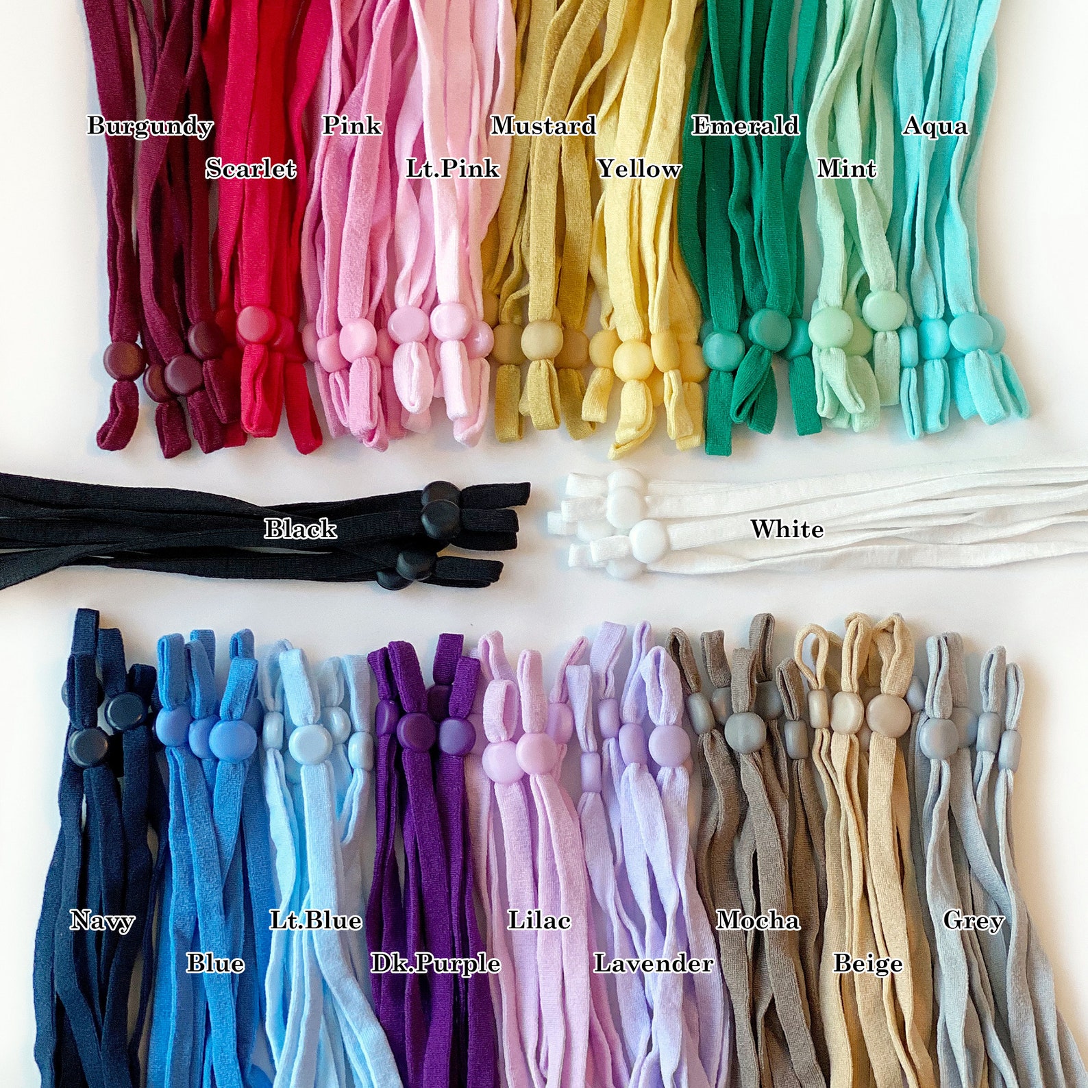 Adjustable Elastic for Face Mask Ear Loops Elastic for Masks - Etsy