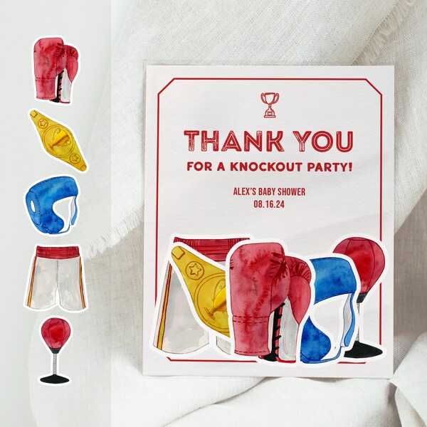 Boxing Baby Shower - Etsy