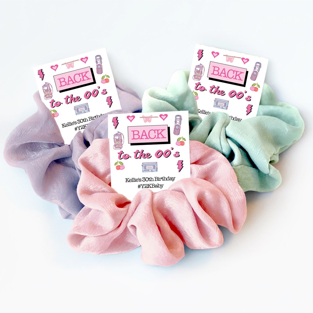 Y2K Party Favors, Hair Scrunchies, Back to the 00s, Millennial Party ...