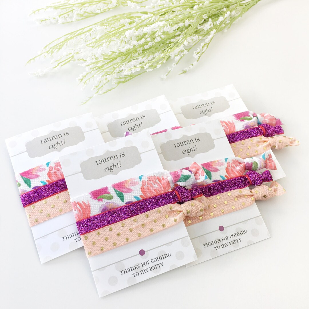 Floral Party Favors for Girls Personalized Birthday Party - Etsy