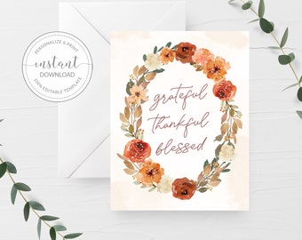 Happy Friendsgiving Greeting Card - Etsy