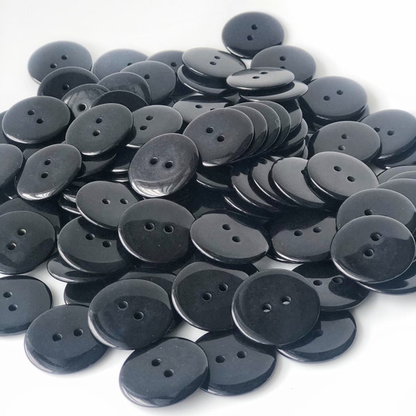 Bulk Black Buttons - Etsy