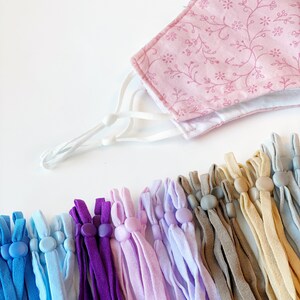 Adjustable Elastic for Face Mask, Ear Loops Elastic for Masks, 5mm ...