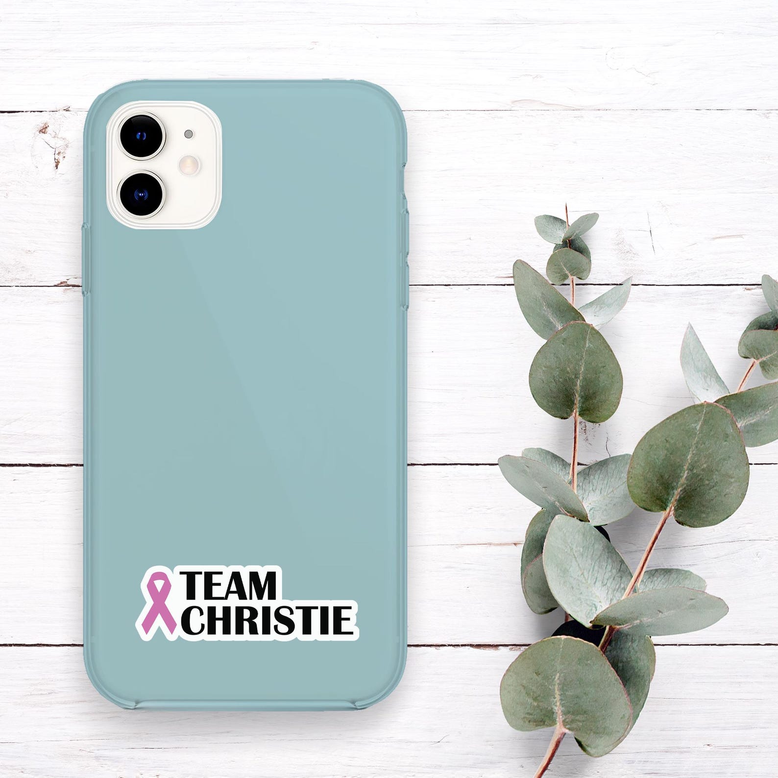 Cancer Awareness Name Sticker Personalized Support Ribbon Vinyl Decal ...