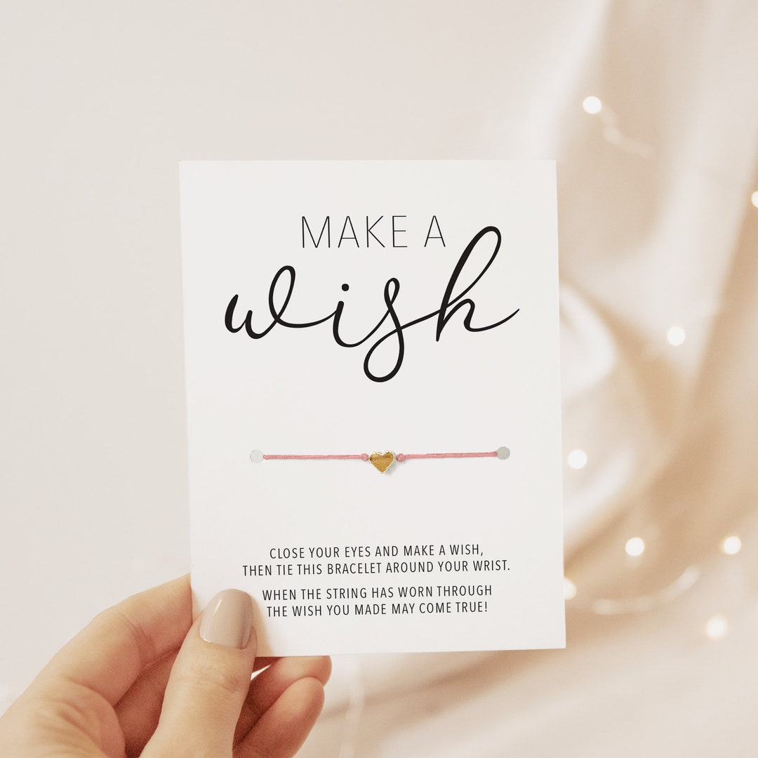 Make A Wish Bracelet, Friendship Bracelet, String Bracelet Thinking of ...