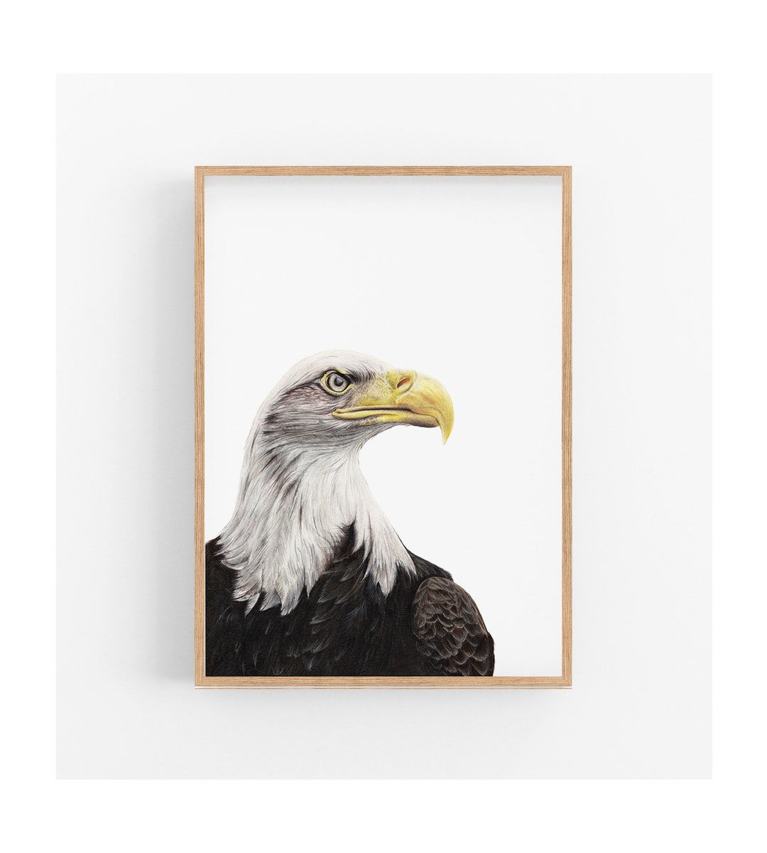 Bald Eagle Print, American Eagle Wall Art Poster, Boys Room Decor ...