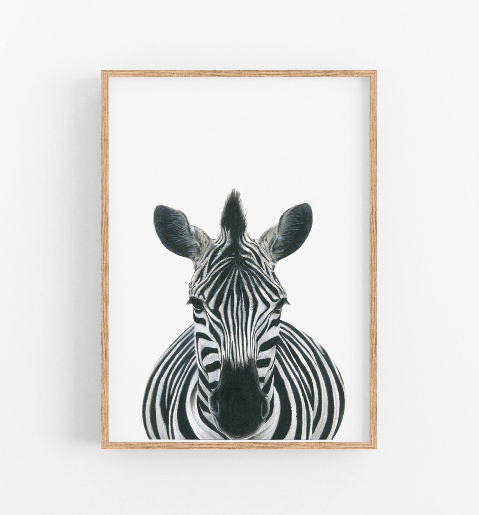 Zebra Art Print Safari Animal Prints Large Wall Art Kids | Etsy