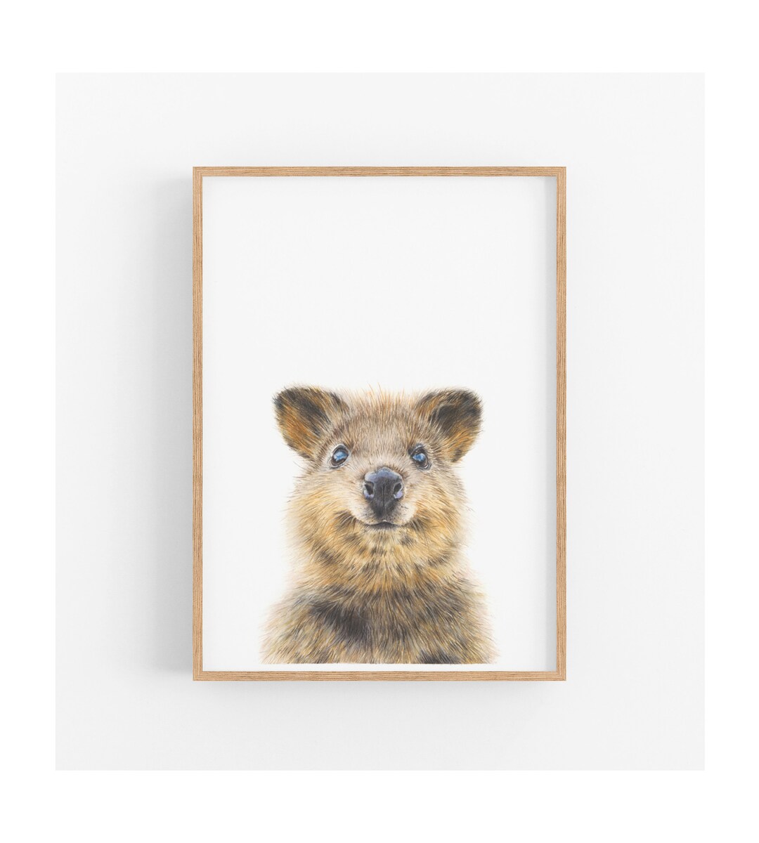 Quokka Art Print, Australian Animal Wall Art, Animal Art Prints ...