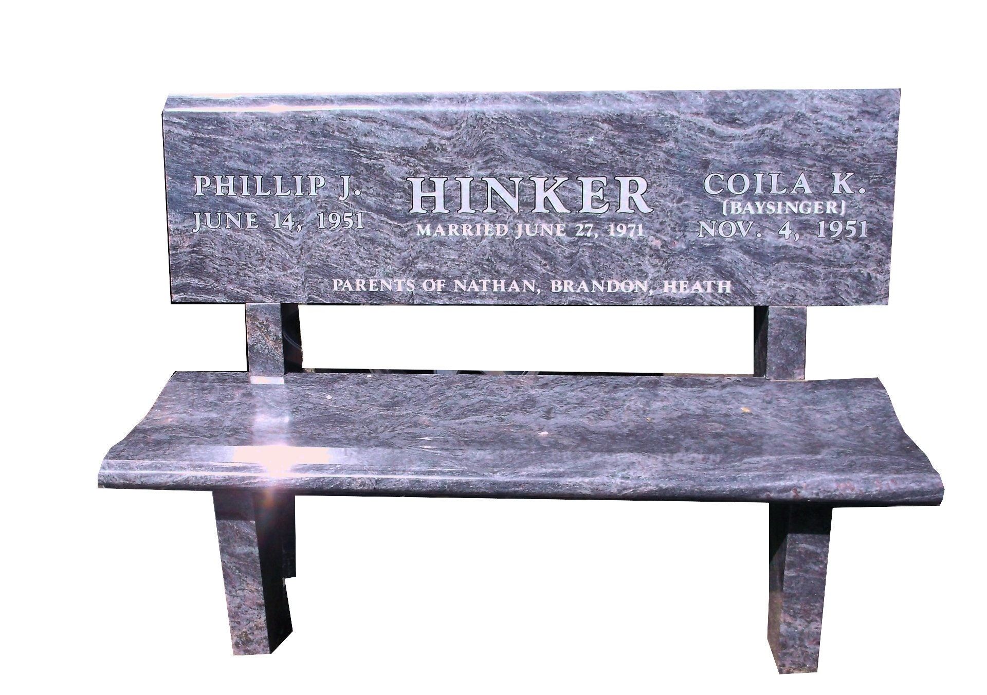 Dedication Bench - Etsy