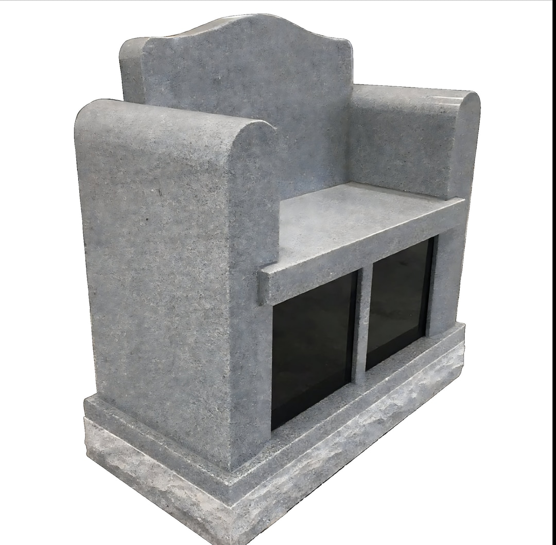 Personal Bench Columbaria 2 Niche Interment Gray 3299.00 Ships Free to ...