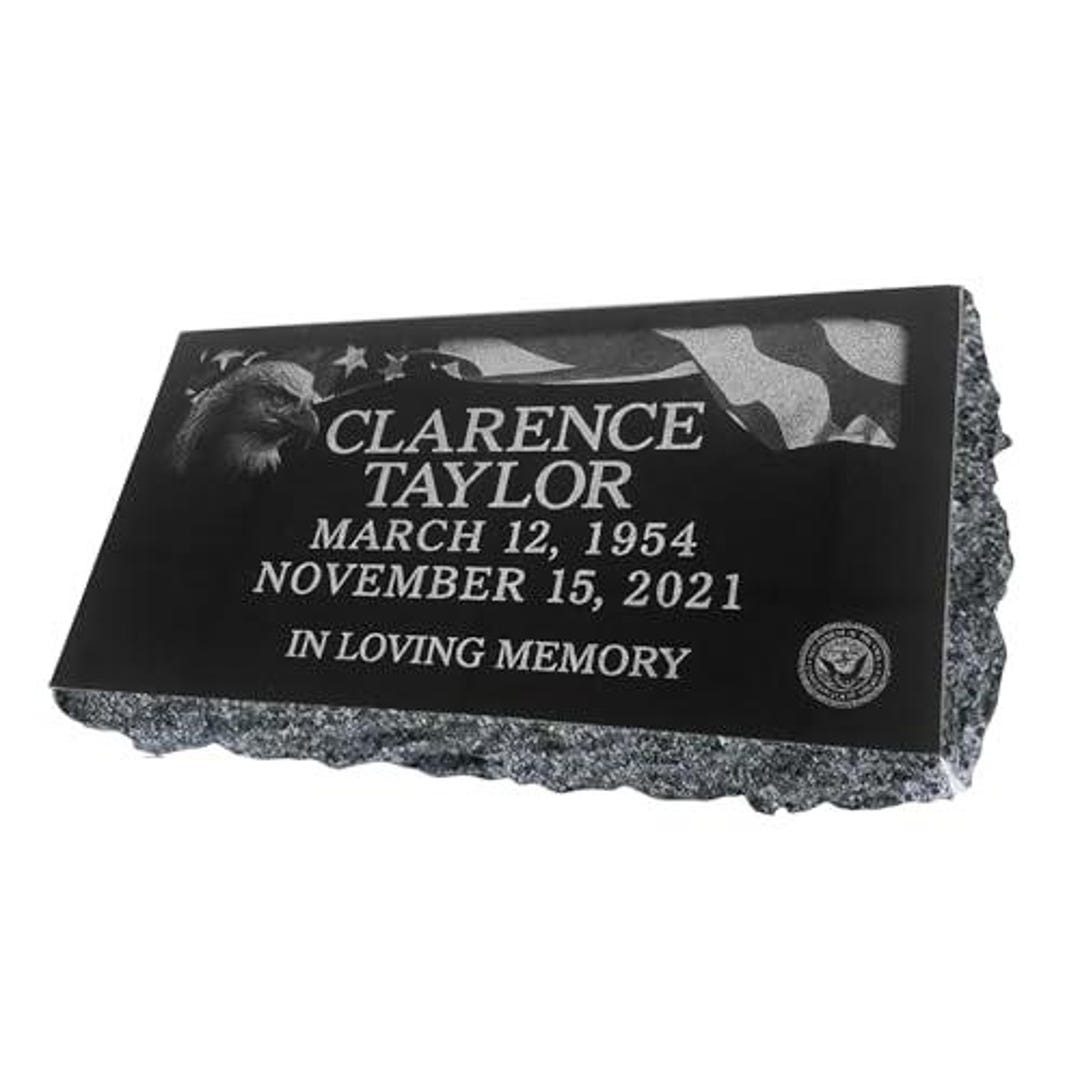 Granite Cemetery Marker - Monument Grade Granite. Multiple Design ...