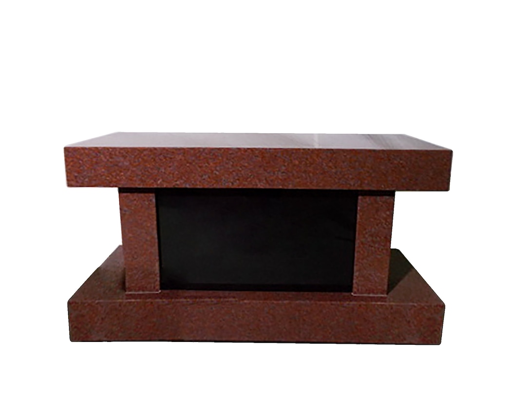Cemetery Cremation Bench Headstone- 4 Interments- Engraving Available ...