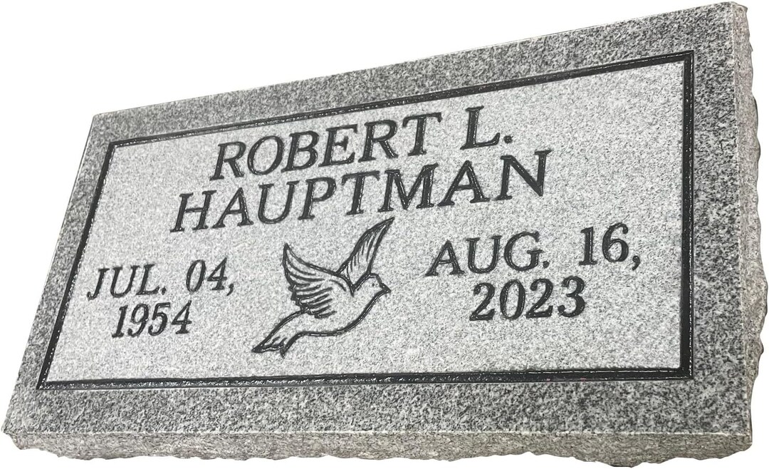 Granite Cemetery Headstone Engraved Multiple Design Options Simple ...