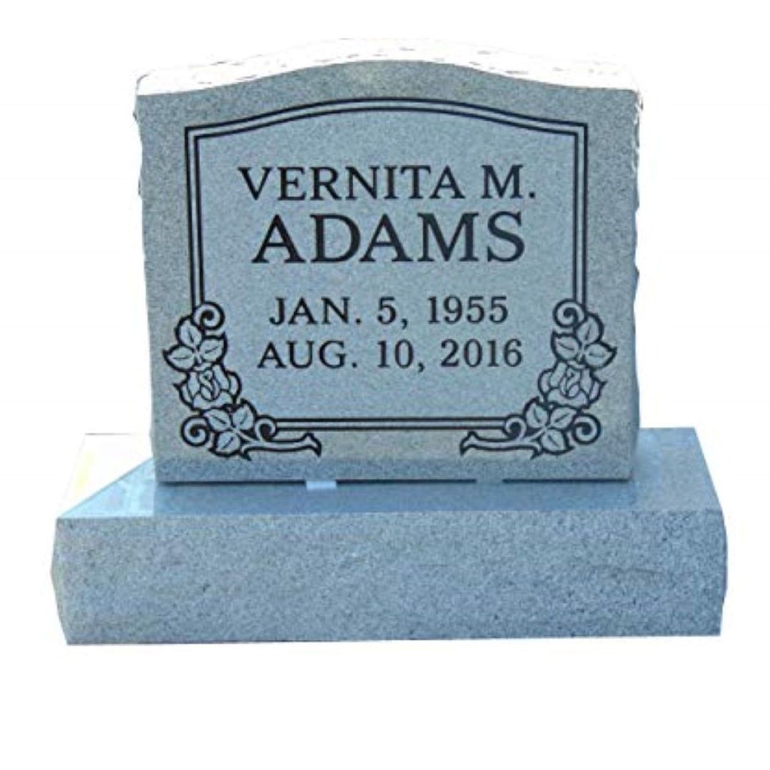Headstone- Cemetery Monument- Small Granite - Engraving Included - Etsy