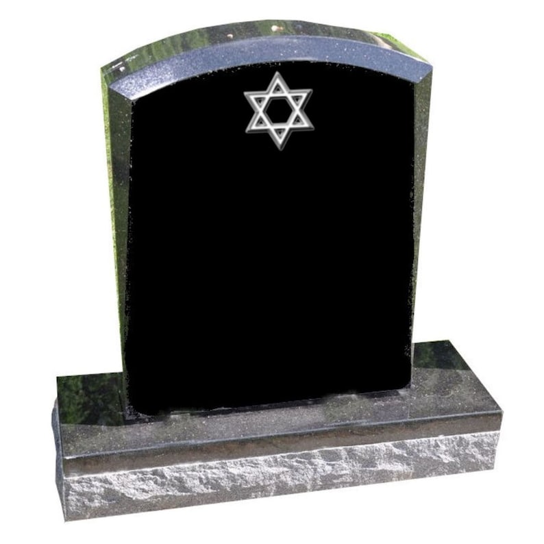 Headstone- Black Granite- Single Bevel Edges - Engraving Included - Etsy