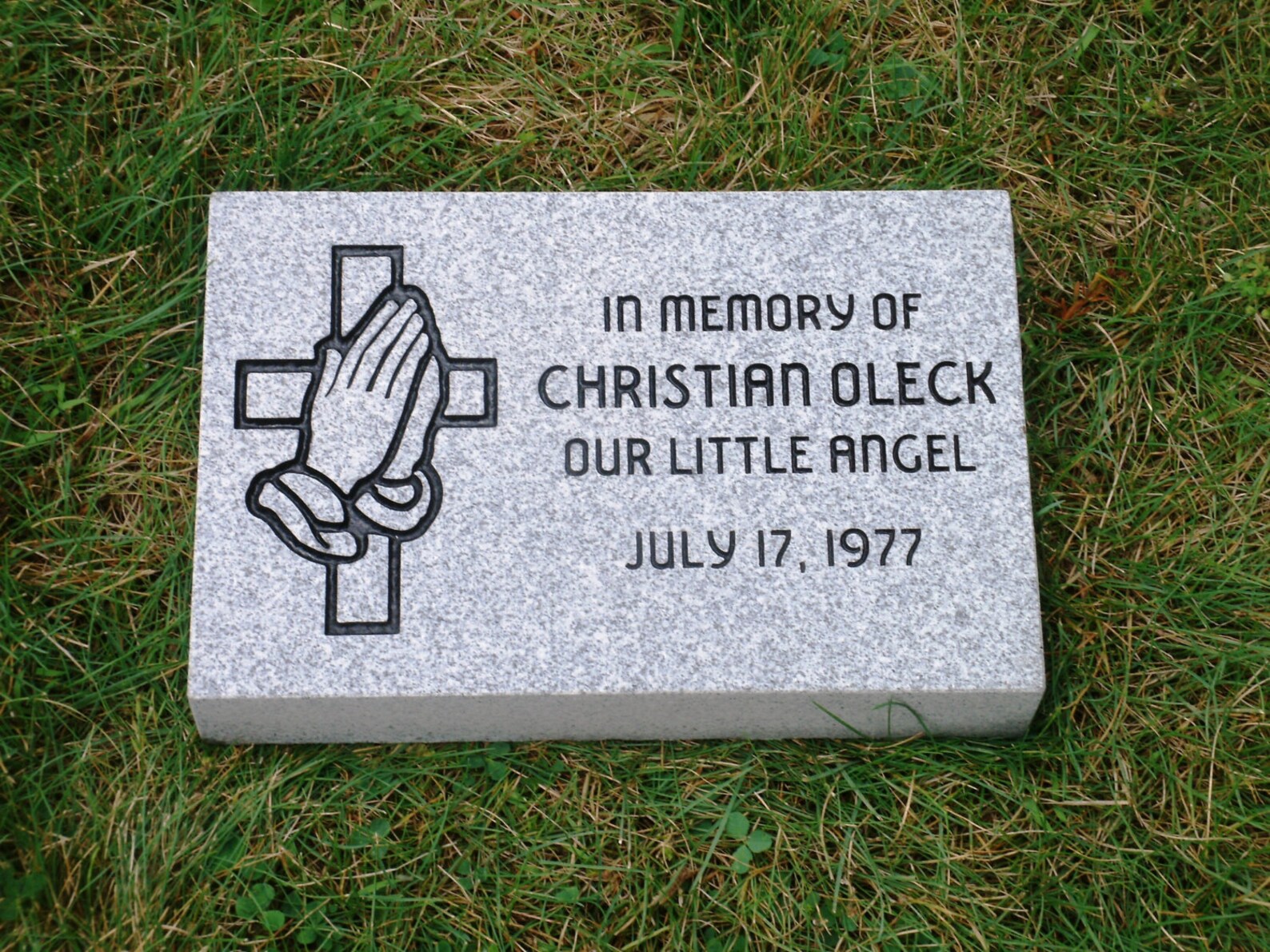 Dedication Stone 2 Granite Personalized and Custom - Etsy