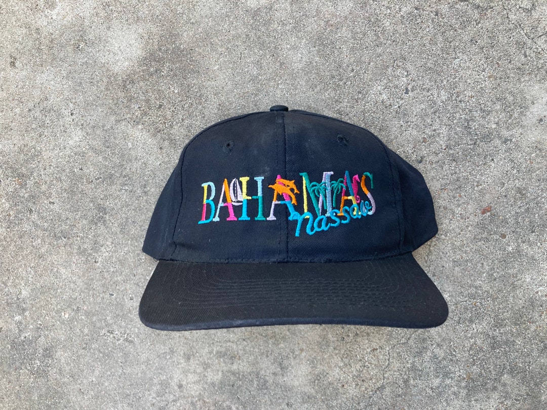 Vintage 90s Nassau Bahamas Snapback Hat - Etsy