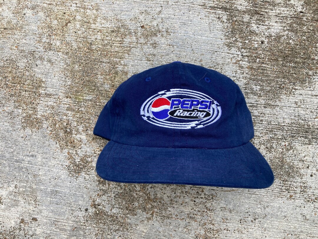 Vintage 90’s Pepsi Racing Strapback Hat - Etsy
