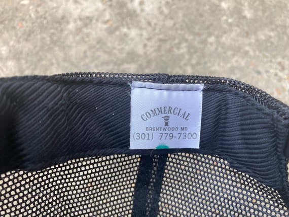 Vintage 90’s Commercial Emblem Co Meshback Hat by Com… - Gem