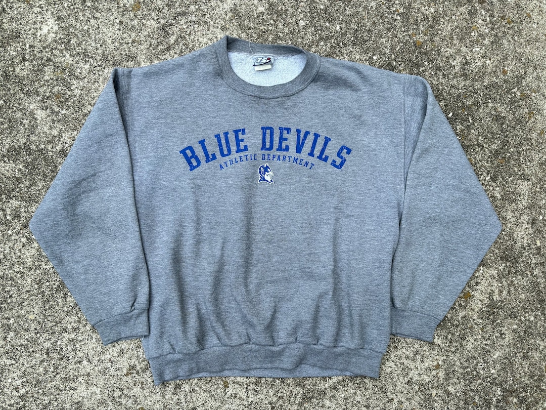 Vintage 90’s University of Duke Blue Devils Crewneck by TSI - Etsy