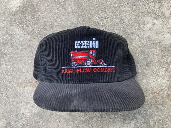 Vintage 90’s Case Axial Flow Combine Corduroy Snapbac… - Gem