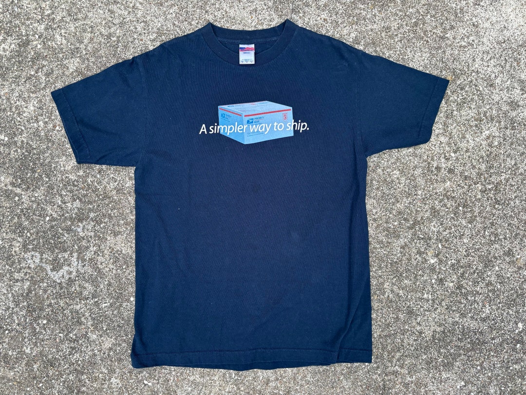 Vintage Y2K USPS Priority Mail Flat Rate Boxes Shirt Size M - Etsy