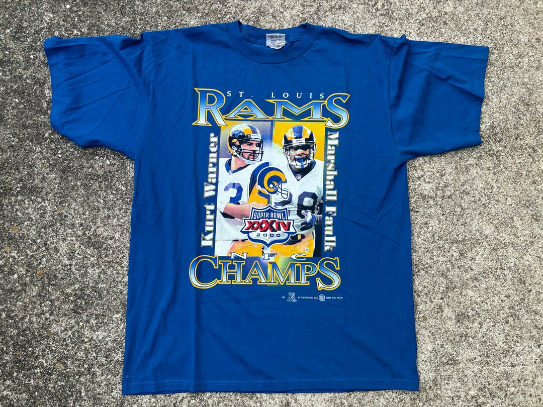 Vintage 2000 St Louis Rams Champs Shirt Size XL - Etsy