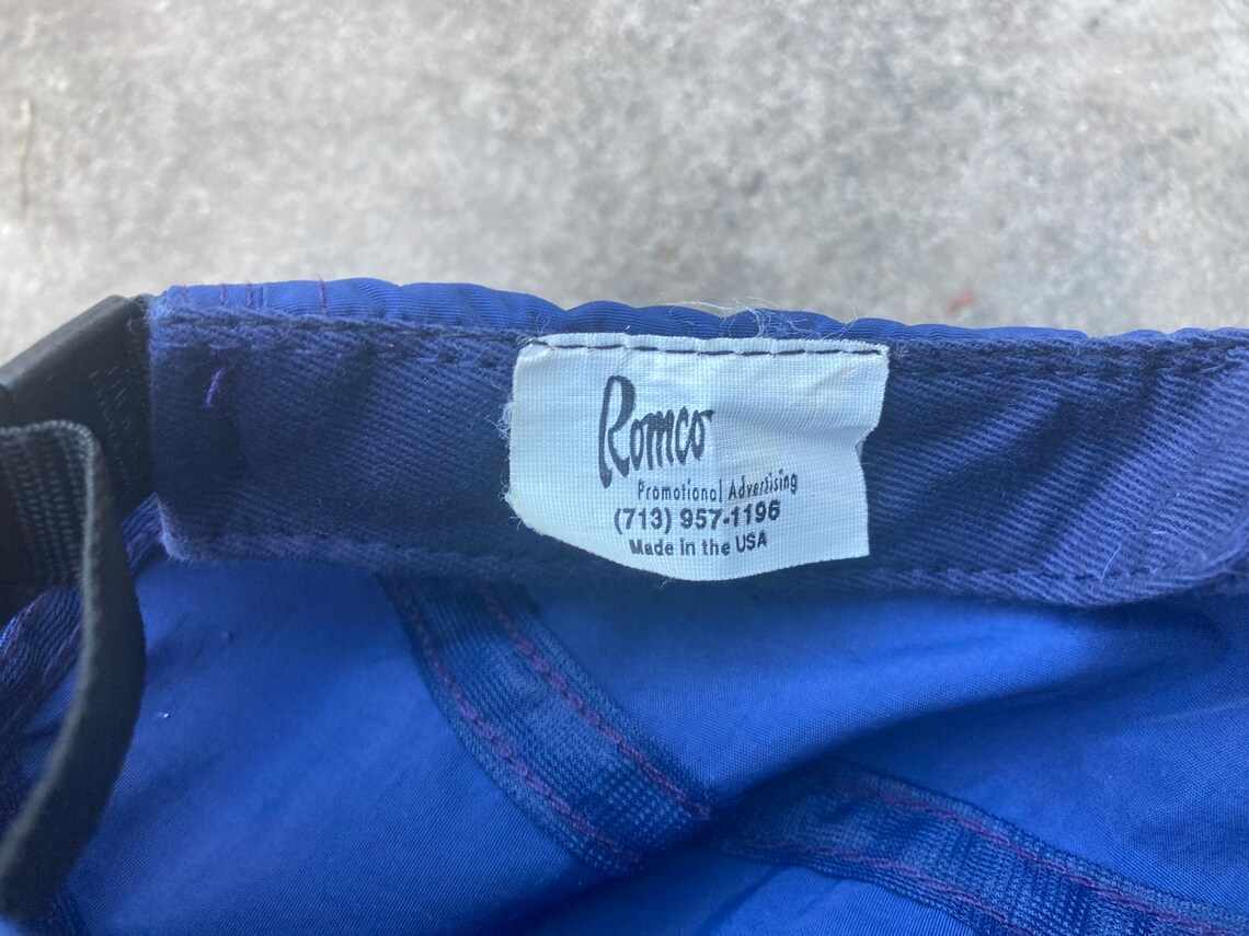 Vintage 90s Landmark Halliburton Strapback Hat by Romco - Etsy