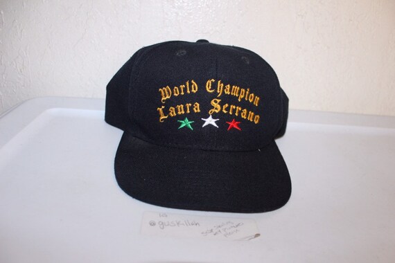 Vintage 90's World Champion Boxing Laura Serrano Snapback - Etsy