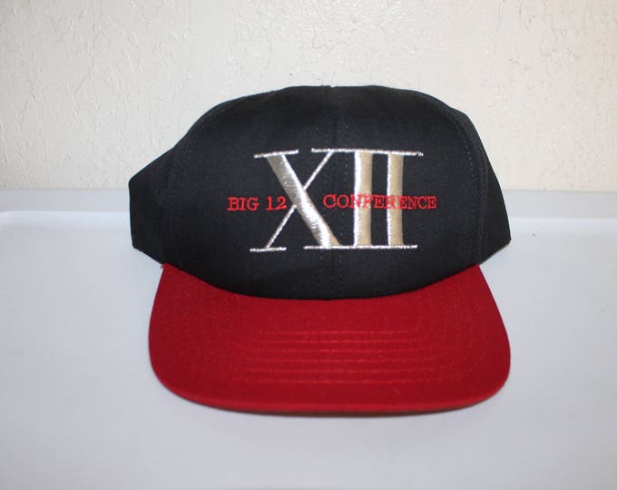 Vintage 90's Big 12 Conference Snapback Hat by Dr Pepper - Etsy