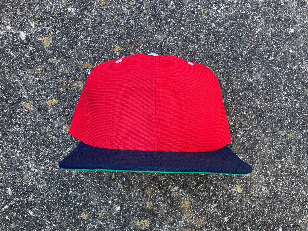 Vintage 80’s Blank Red/black Custom Snapback Size M-L by New Era - Etsy