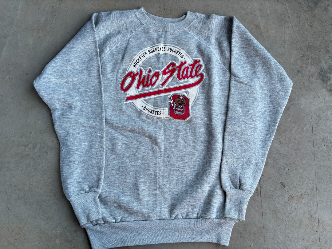 Vintage 80s Ohio State University Buckeyes Sweatshirt Size XL by ...
