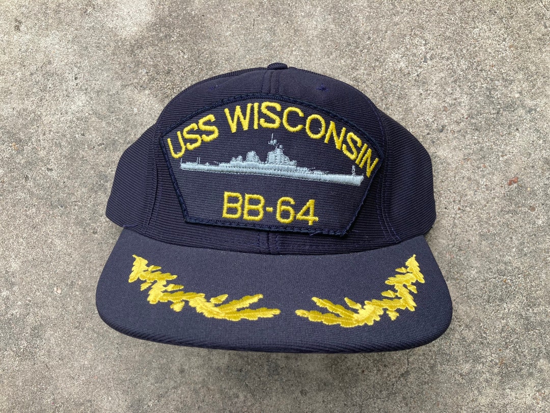 Vintage 90’s USS Wisconsin BB-64 Snapback by Northstar - Etsy